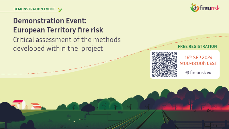 FirEUrisk Demonstration Event: European Territory fire risk - FirEUrisk
